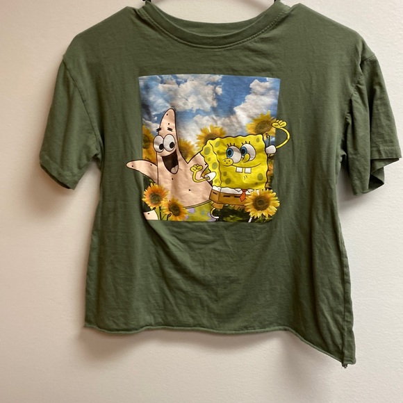 SpongeBob Squarepants | Tops | Spongebob Squarepants Graphic Crop ...